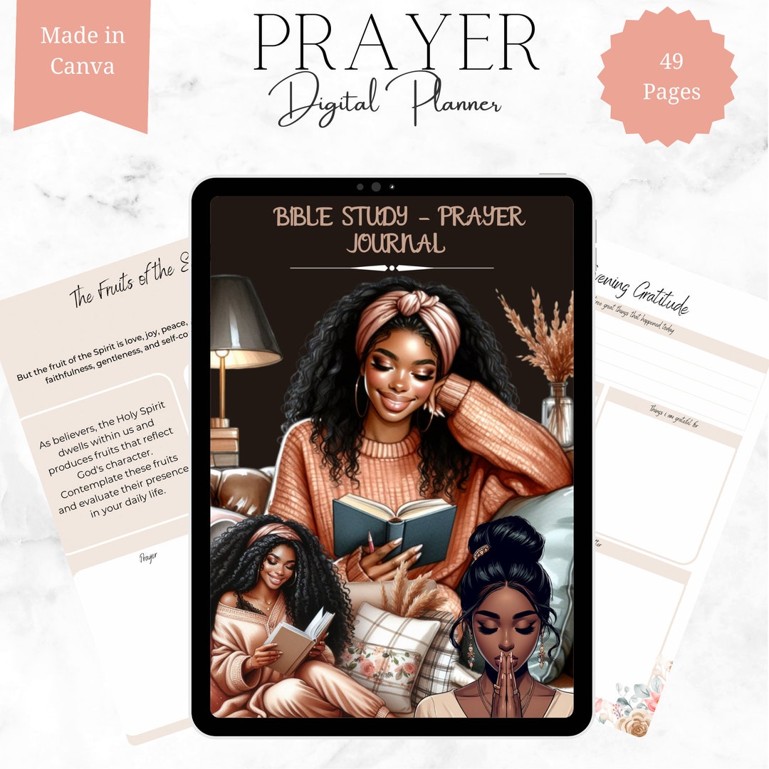 Digital Prayer Journal: SOAP Bible Study for Goodnotes, Notability (PDF ...