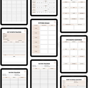 Digital Budget Planner for Goodnotes and Notability , Financial Planner ...