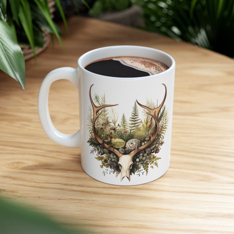 Fae Deer 11oz Coffee Mug Tea Mug Fantasy - Etsy