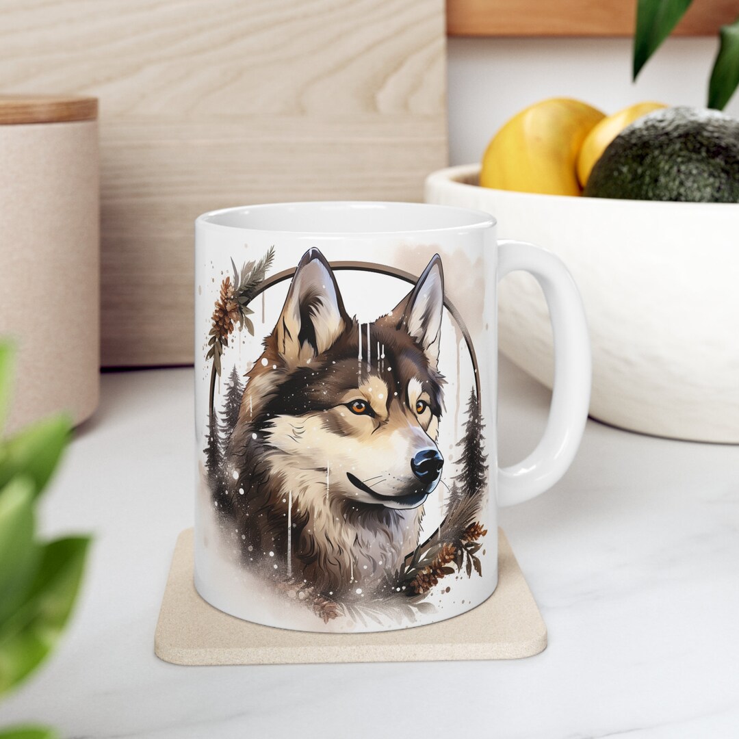 Togo, Ceramic Mug, 11oz, Siberian Husky, Sled Dog, Coffee Mug, Tea Mug ...