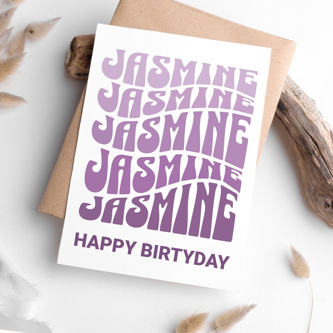 Printable Birthday Card, Personalized Birthday Card, Custom Name ...
