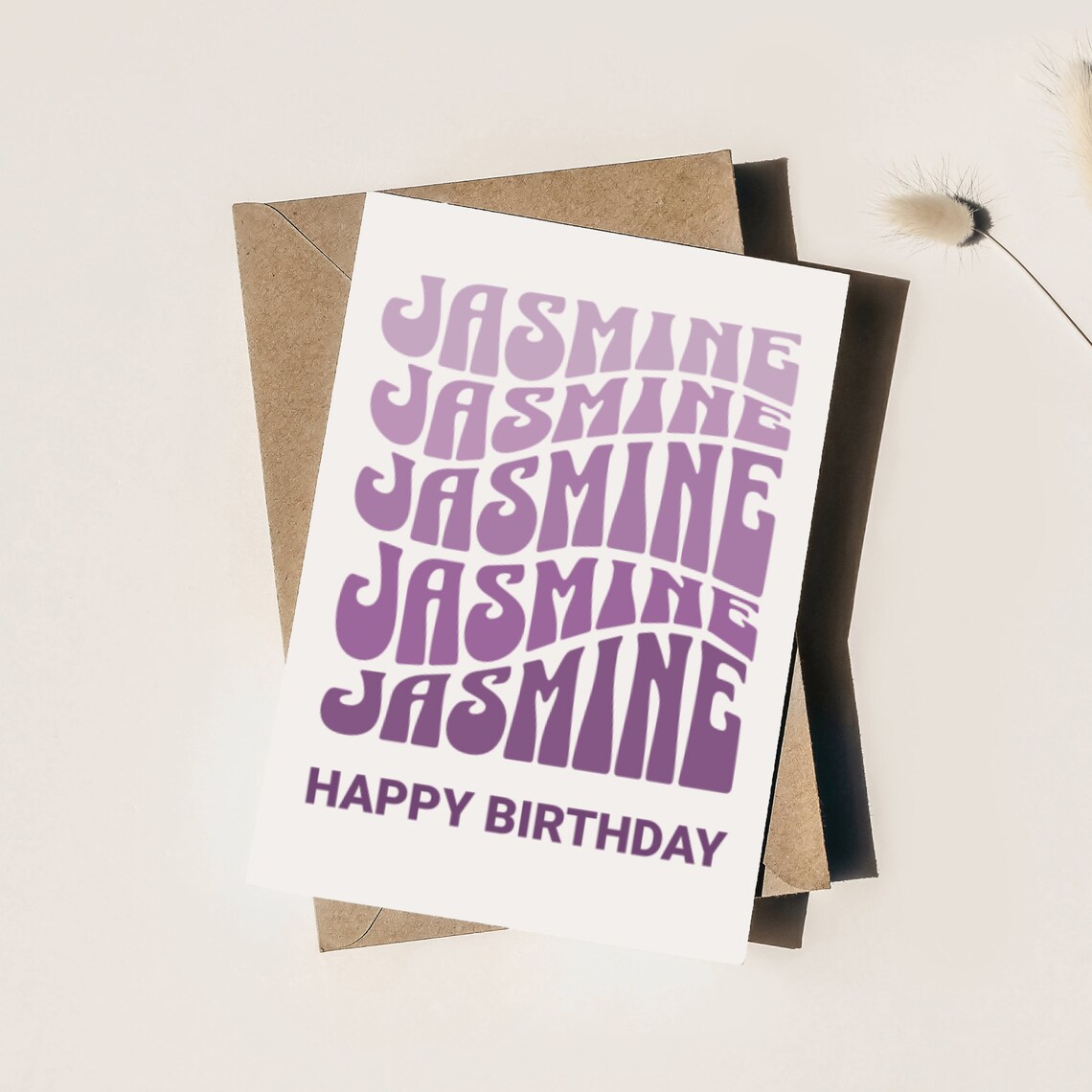 Printable Birthday Card, Personalized Birthday Card, Custom Name ...