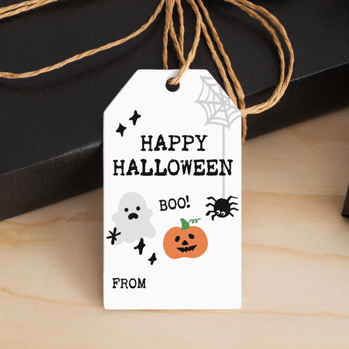 Printable Halloween Favor Tags, Boo Gift Tags, Trick or Treat Favor ...
