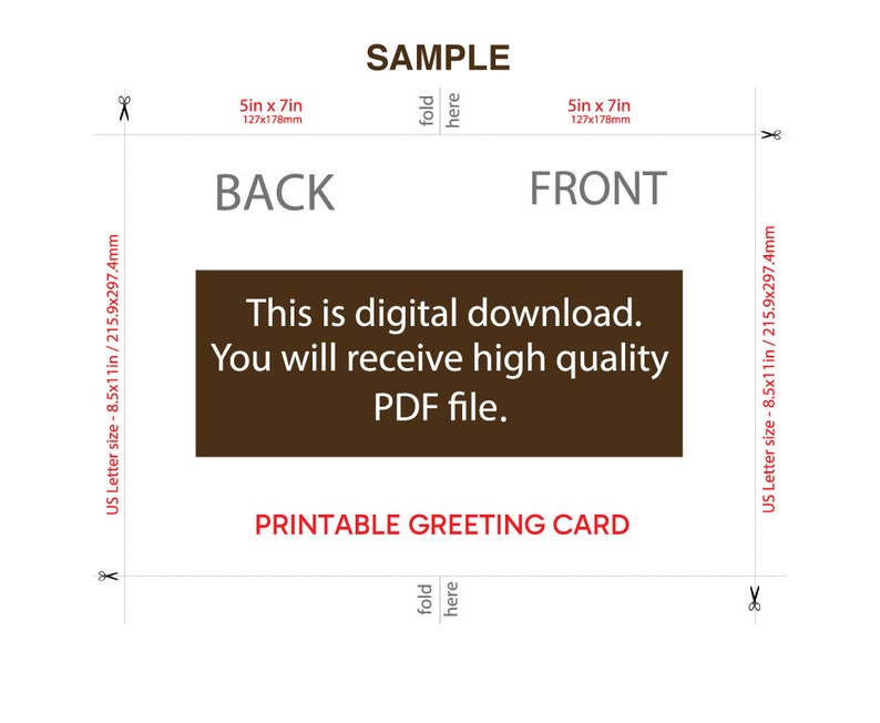 Printable Birthday Card, Personalized Birthday Card, Custom Name ...