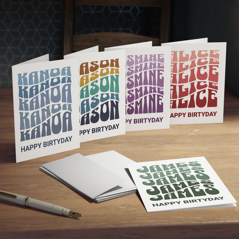 Printable Birthday Card, Personalized Birthday Card, Custom Name ...