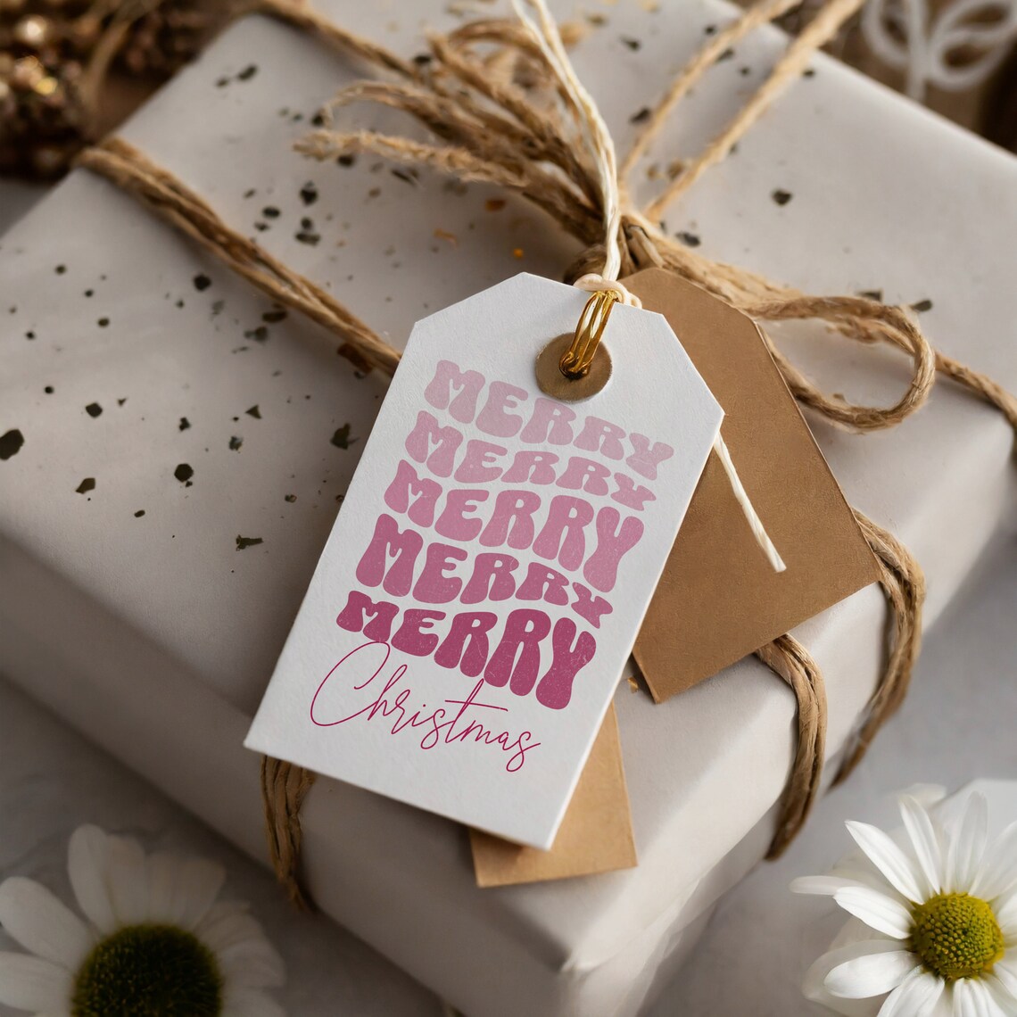 Merry Christmas Tags, Printable Christmas Tags, Christmas Gift Tag ...