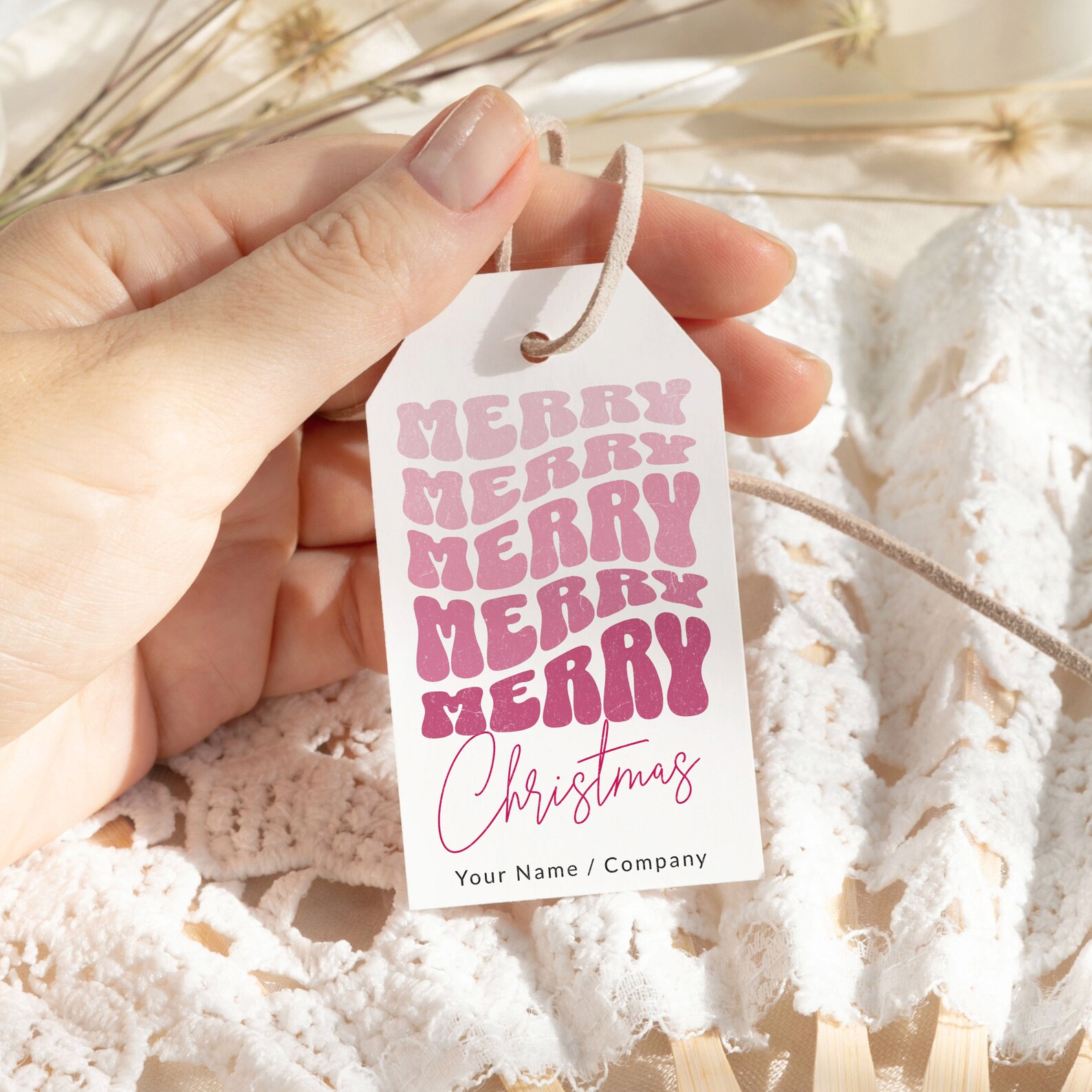 Merry Christmas Tags, Printable Christmas Tags, Christmas Gift Tag ...