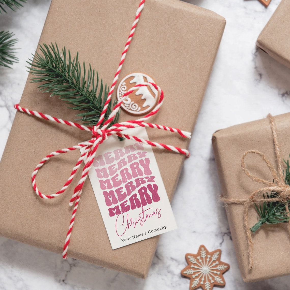 Merry Christmas Tags, Printable Christmas Tags, Christmas Gift Tag ...