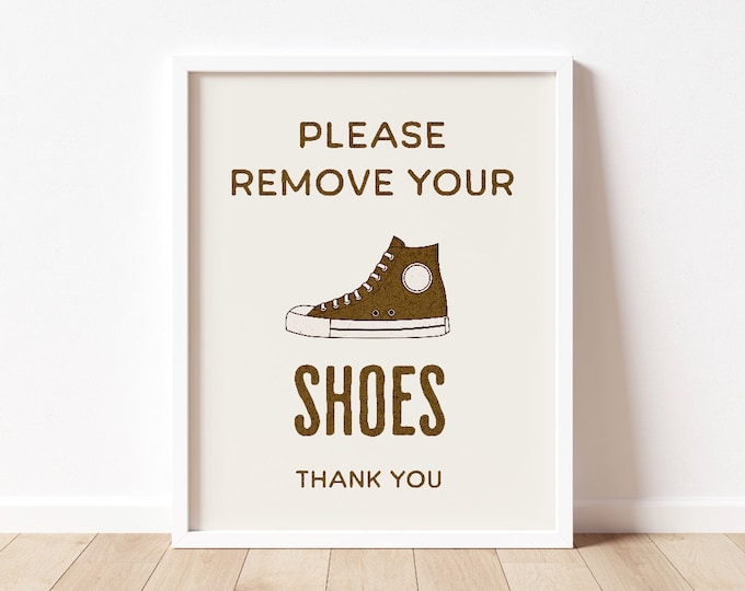 Welcome Please Remove Your Shoes Matte Vertical Posters - Etsy Canada