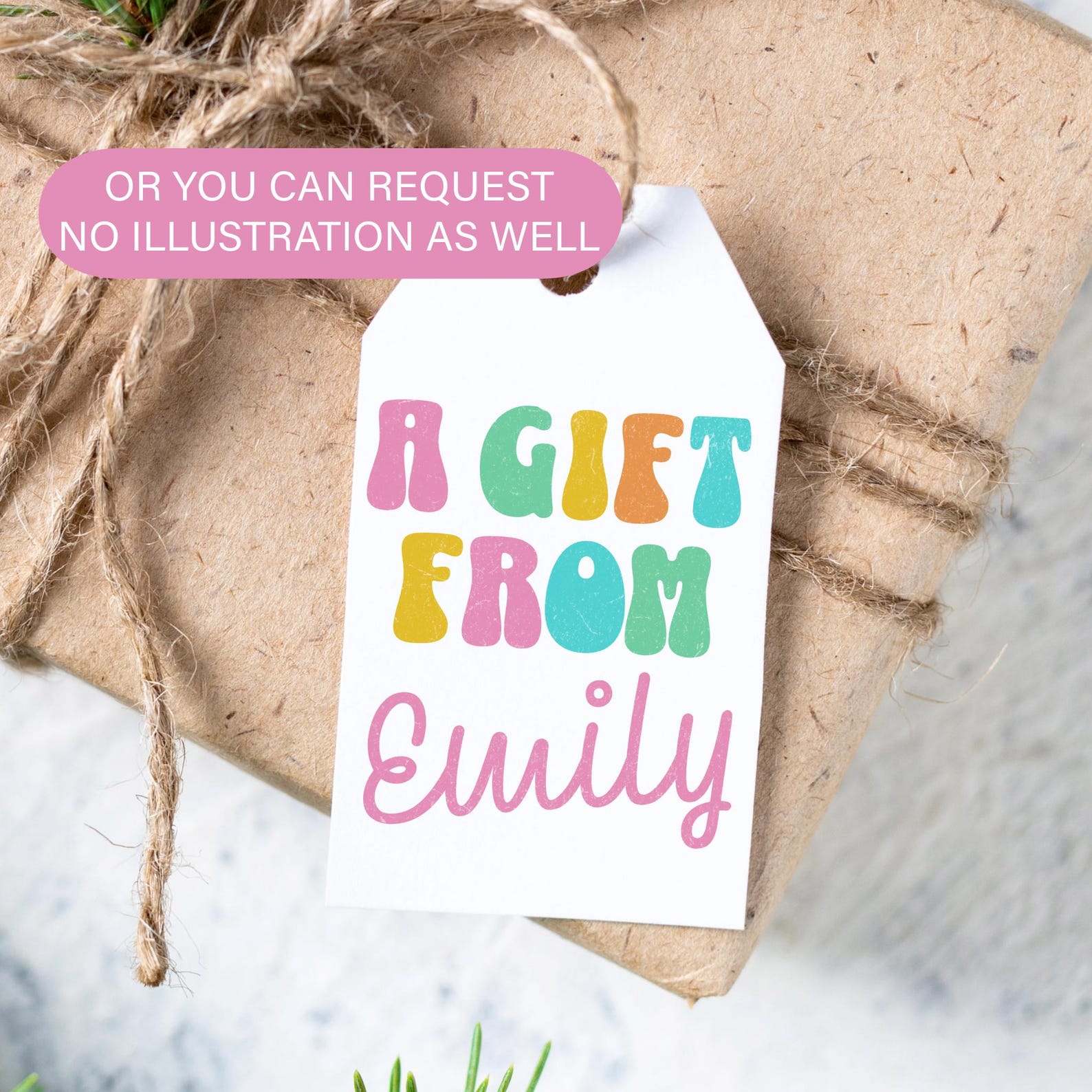 Printable Gift Tags, Personalized Gift Tag, Birthday Gift Tags ...