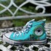 Embroidered Converse, Embroidered Custom Name, Women’s Sizes, Ocean ...