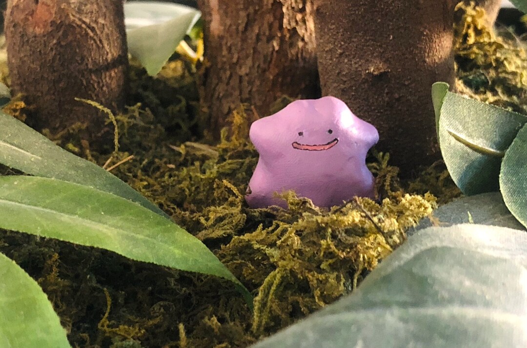 Pokemon Ditto Polymer Clay Figurine - Etsy