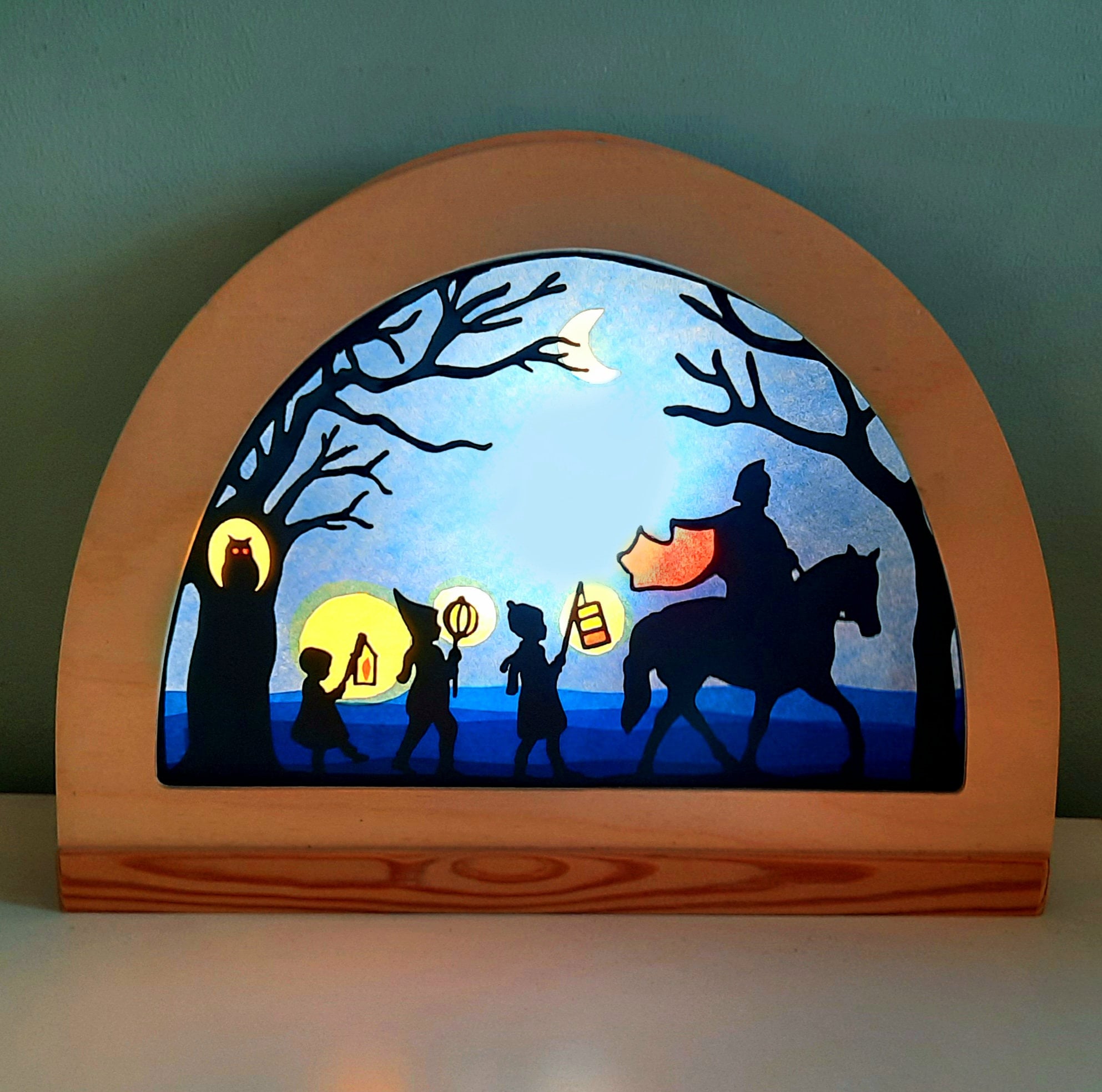 St Martin Transparency and Silhouette - Printable Waldorf Window ...