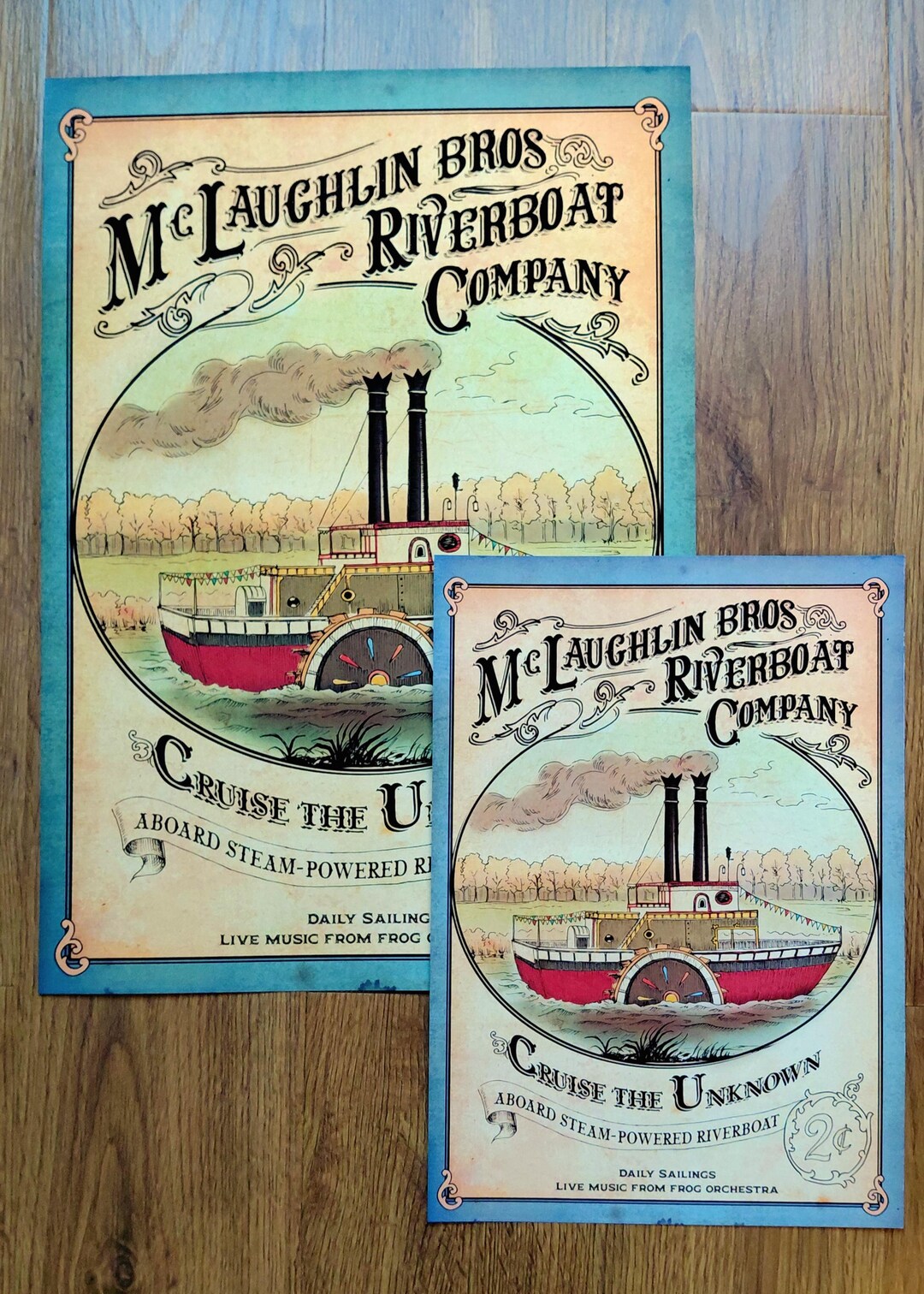 Over the Garden Wall Riverboat Travel Poster Art Print A3 and A4 - Etsy ...