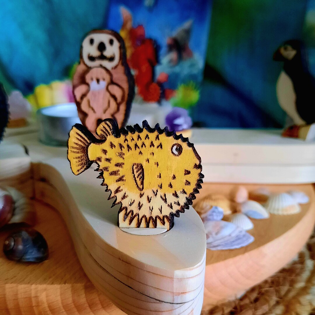 Pufferfish Celebrationring Ornament / Plug - Steker - Birthdayring ...
