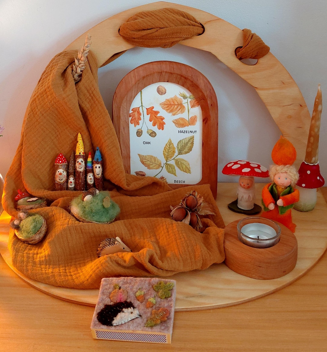 Seasonal Table Arch - Wooden - Waldorf - Nature Stand - Etsy