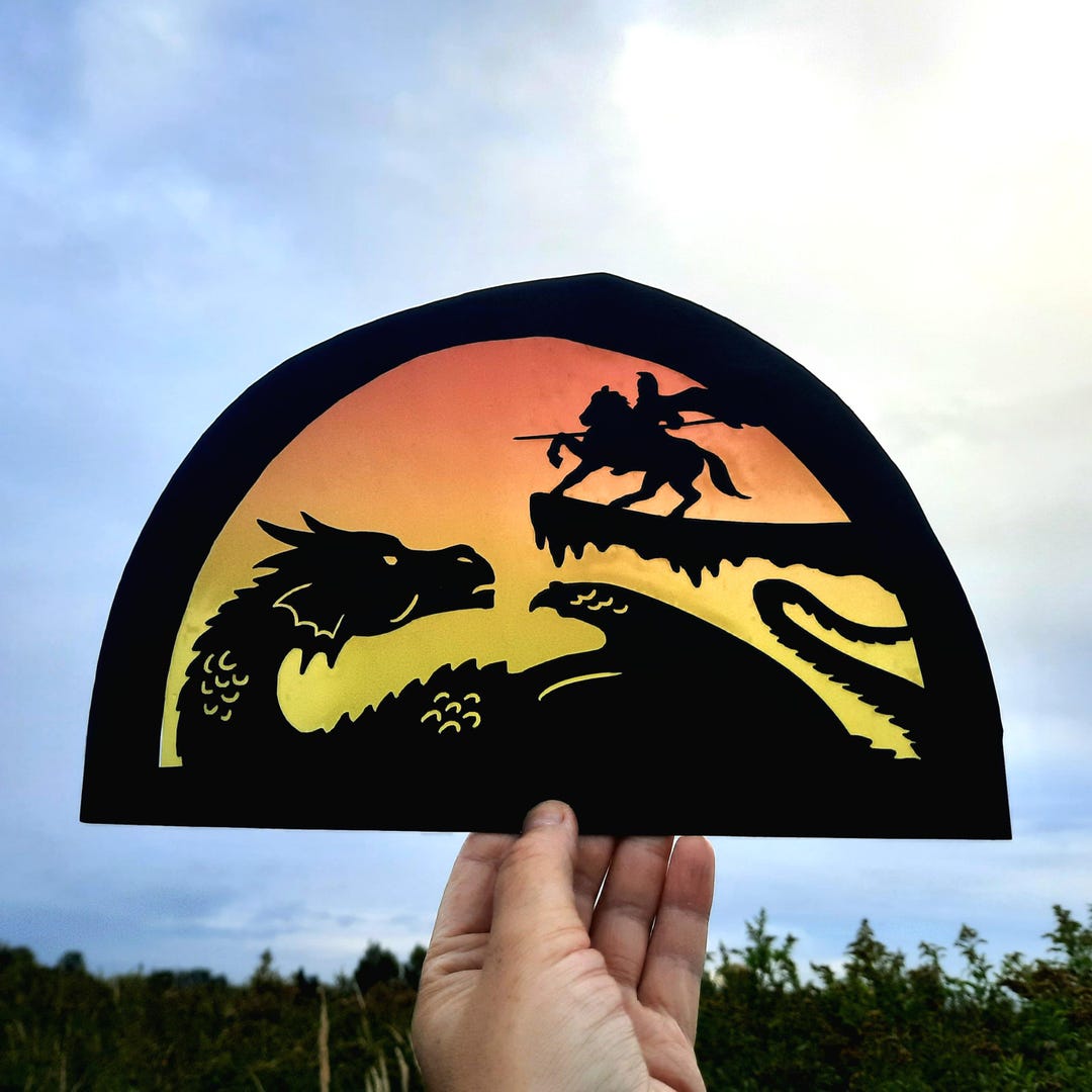 Michaelmas Transparency and Silhouette Printable Waldorf Window Saint ...