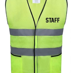 Custom Safety Vests I Reflective High Visibility Vests I Custom Work ...