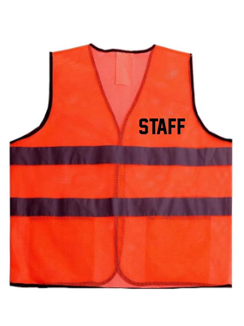 Custom Reflective Safety Vest, High Visibility Work Vest, Add Your Text ...