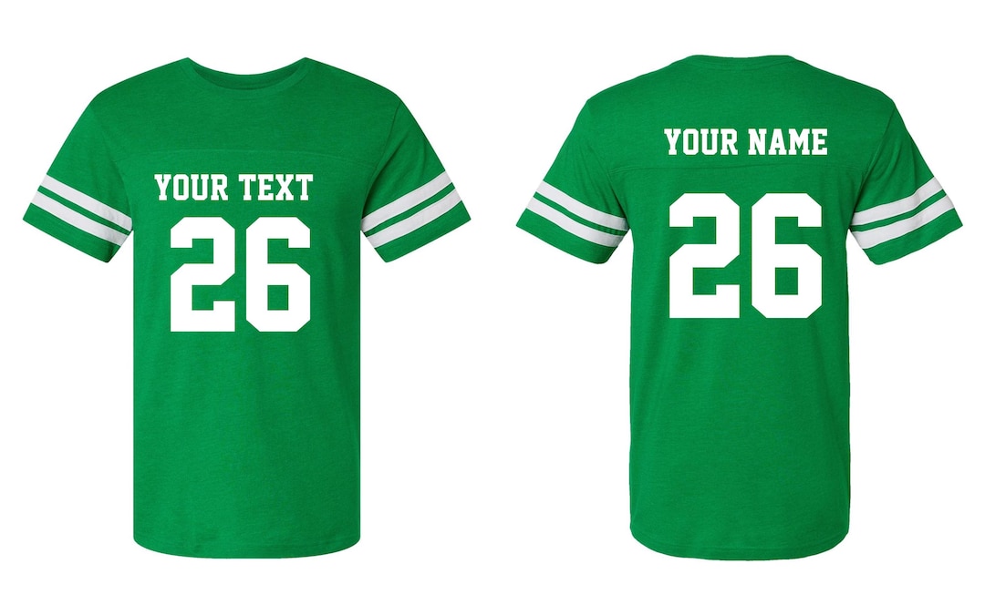 Customizable Football Jersey Tee, Super Bowl Shirt - Etsy