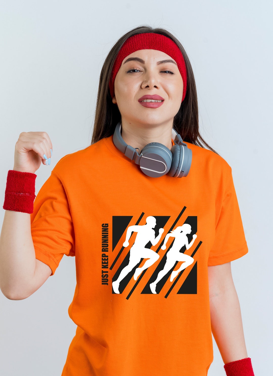 Just Keep Running Shirts, Running Tees, Sports Shirts - Etsy