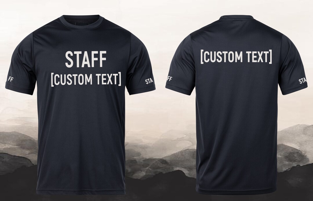Custom Staff Shirt, Personalized Work Uniform, Event Shirts - Etsy