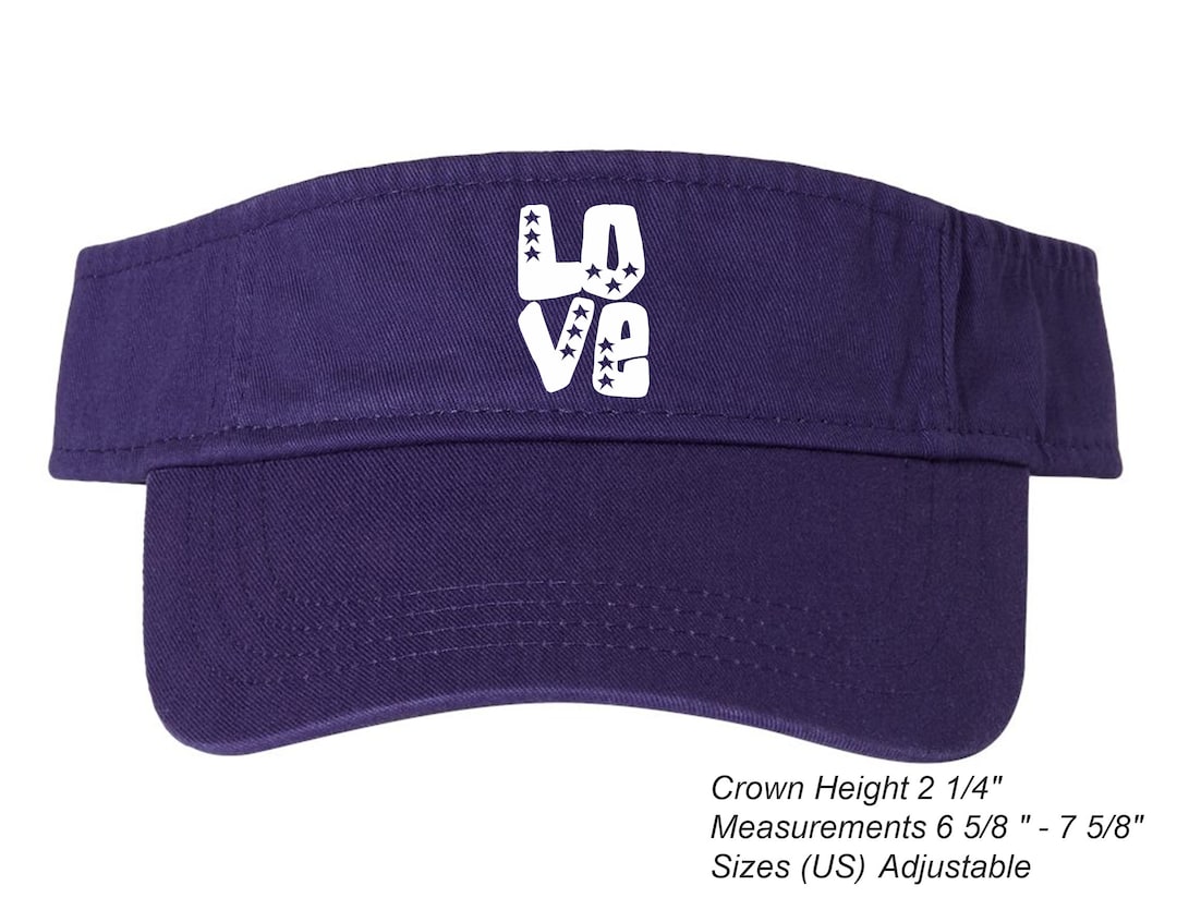 Custom Text, Design, Image Printed VISOR, Customized Visors - Etsy