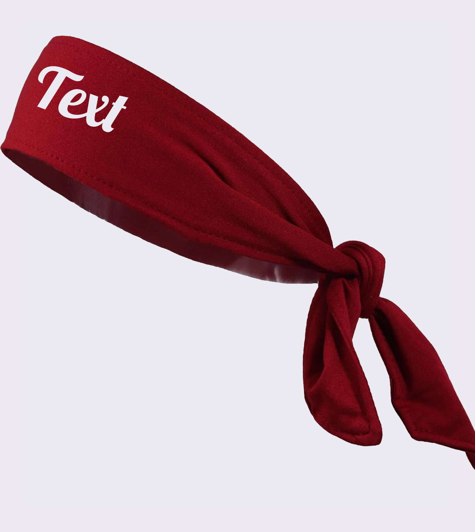 Custom Tie Headband, Personalized Text, Design, Image - Etsy