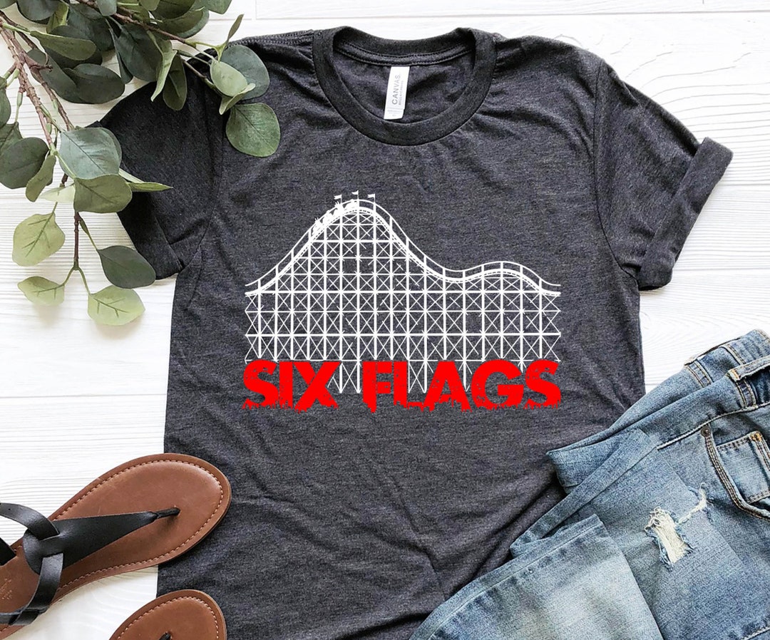 Custom Six Flags Shirts, Summer Fan Trending Six Flags Shirts, Family ...