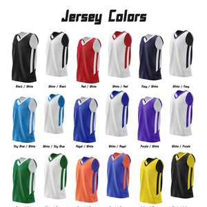 Custom Basketball Reversible Mesh Jerseys | Personalize Your Texts ...