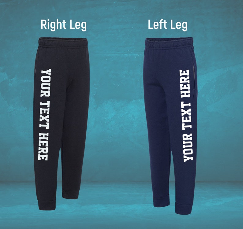 Custom Text Joggers, Personalized Sweatpants, Matching Bridal Party ...