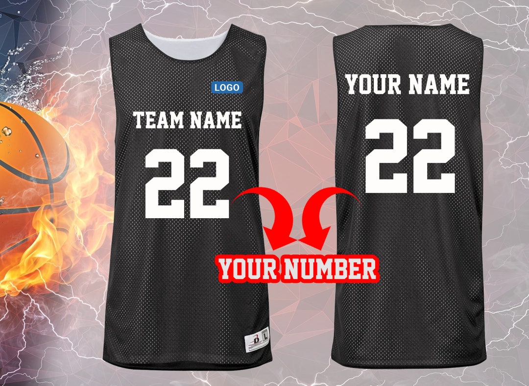 Custom Reversible Basketball Mesh Jerseys | Personalized Basketball ...