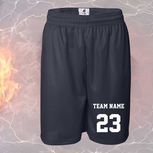 Custom Mesh Shorts - Etsy