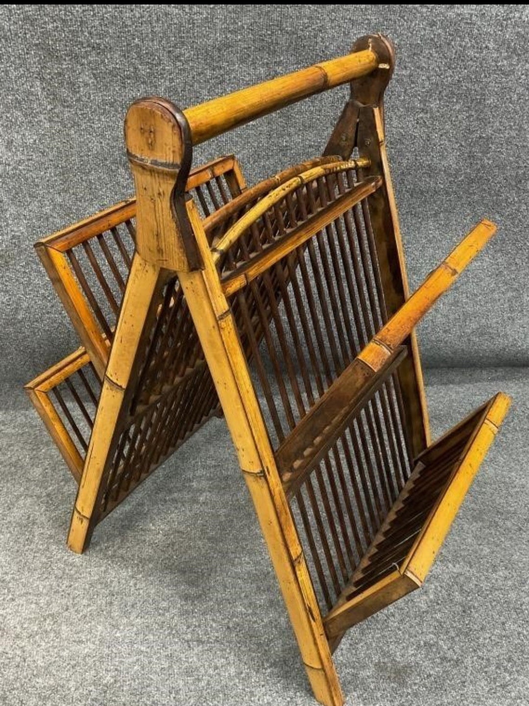 MCM Folding Magazine Stand - Etsy
