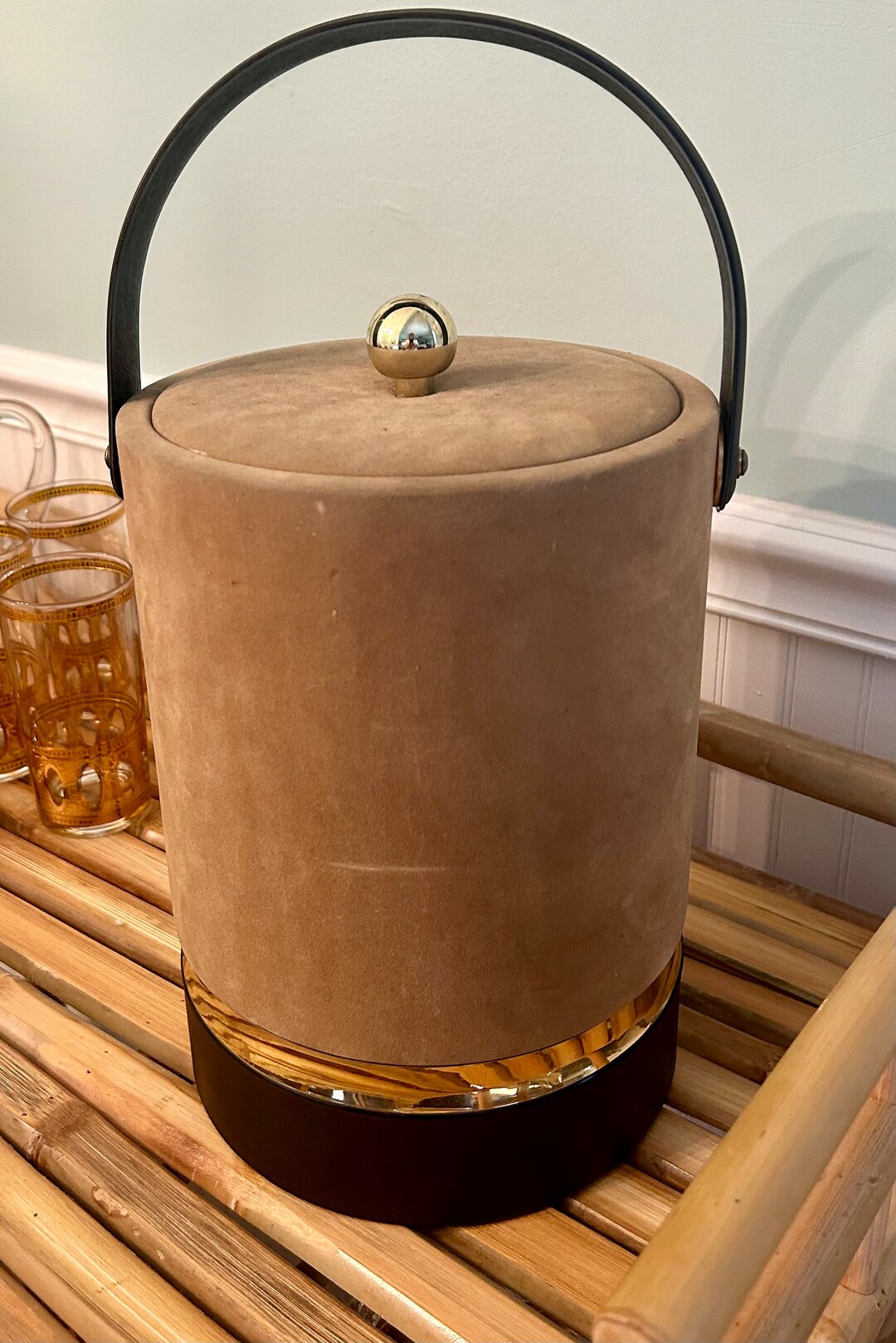 MCM Georges Briard Ice Bucket - Etsy