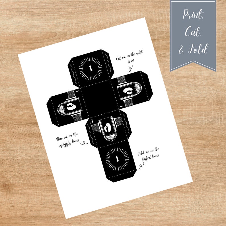 Spooky Halloween Countdown Boxes | 13 Printable 2-inch Boxes - Etsy