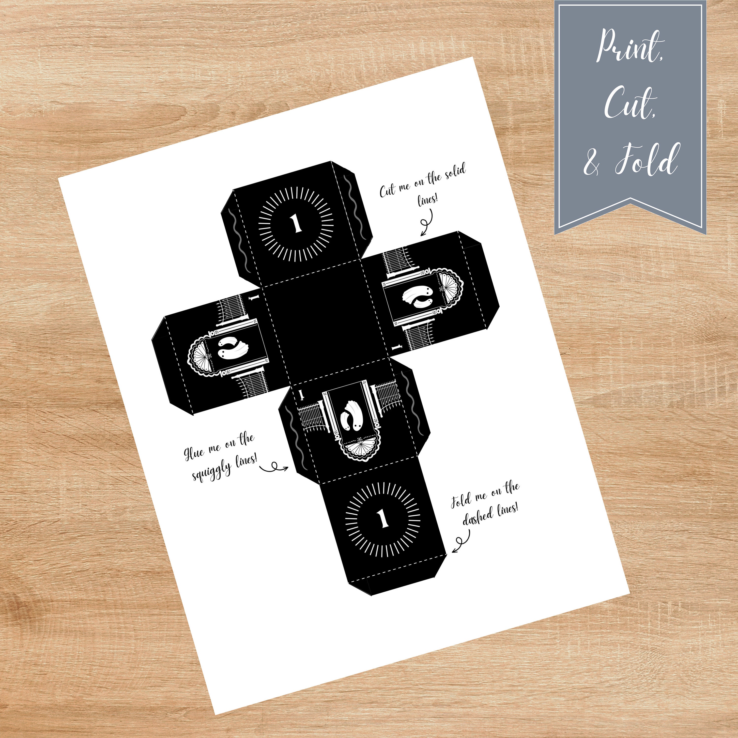 Spooky Halloween Countdown Boxes | 13 Printable 2-inch Boxes - Etsy