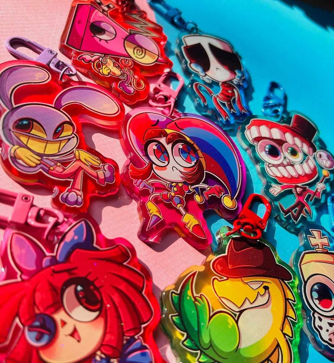 The Amazing Digital Circus Keychains - Etsy