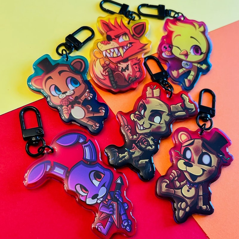 Five Nights at Freddys Keychain - Etsy