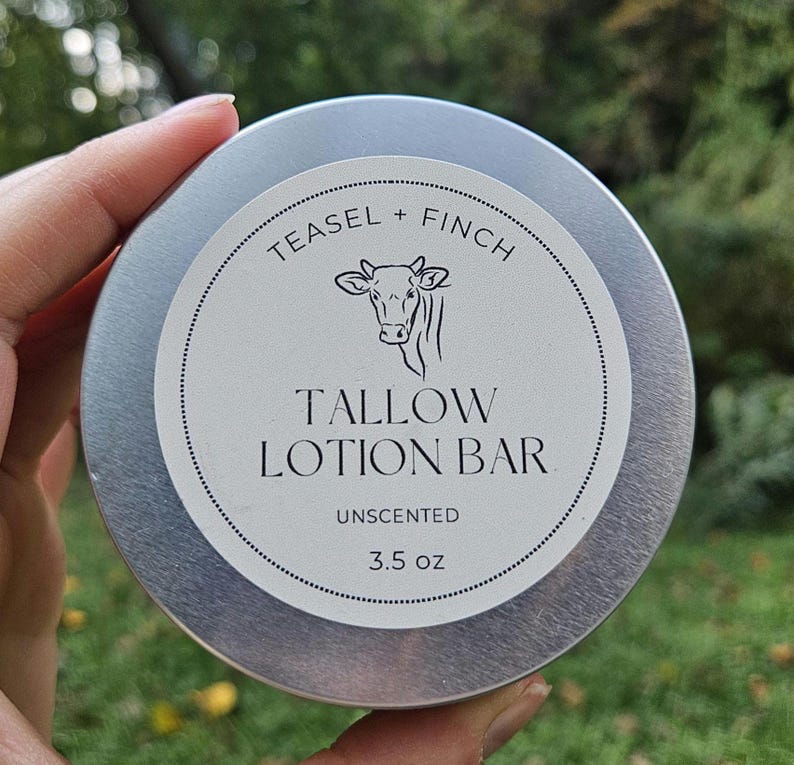 Grassfed Tallow Lotion Bar - Etsy