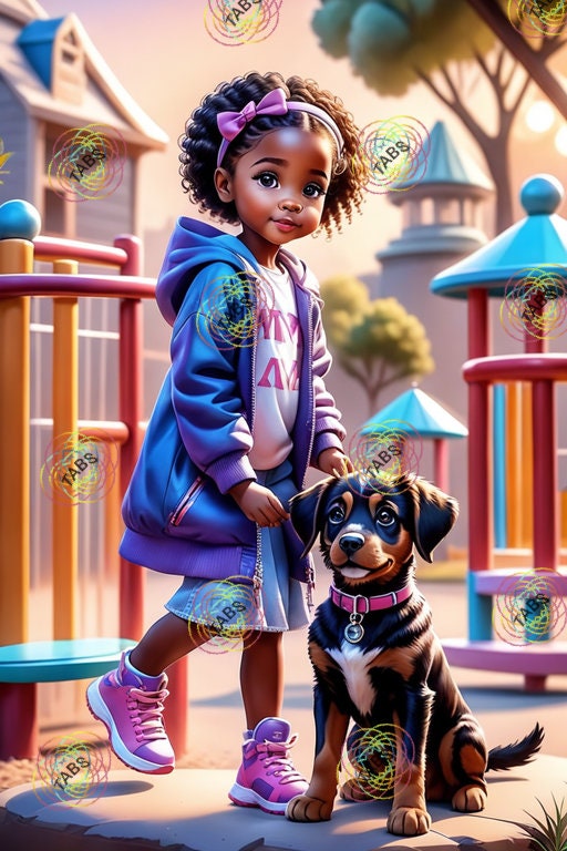 Empowering Black Girl Magic: Digital Art for All Ages - Etsy