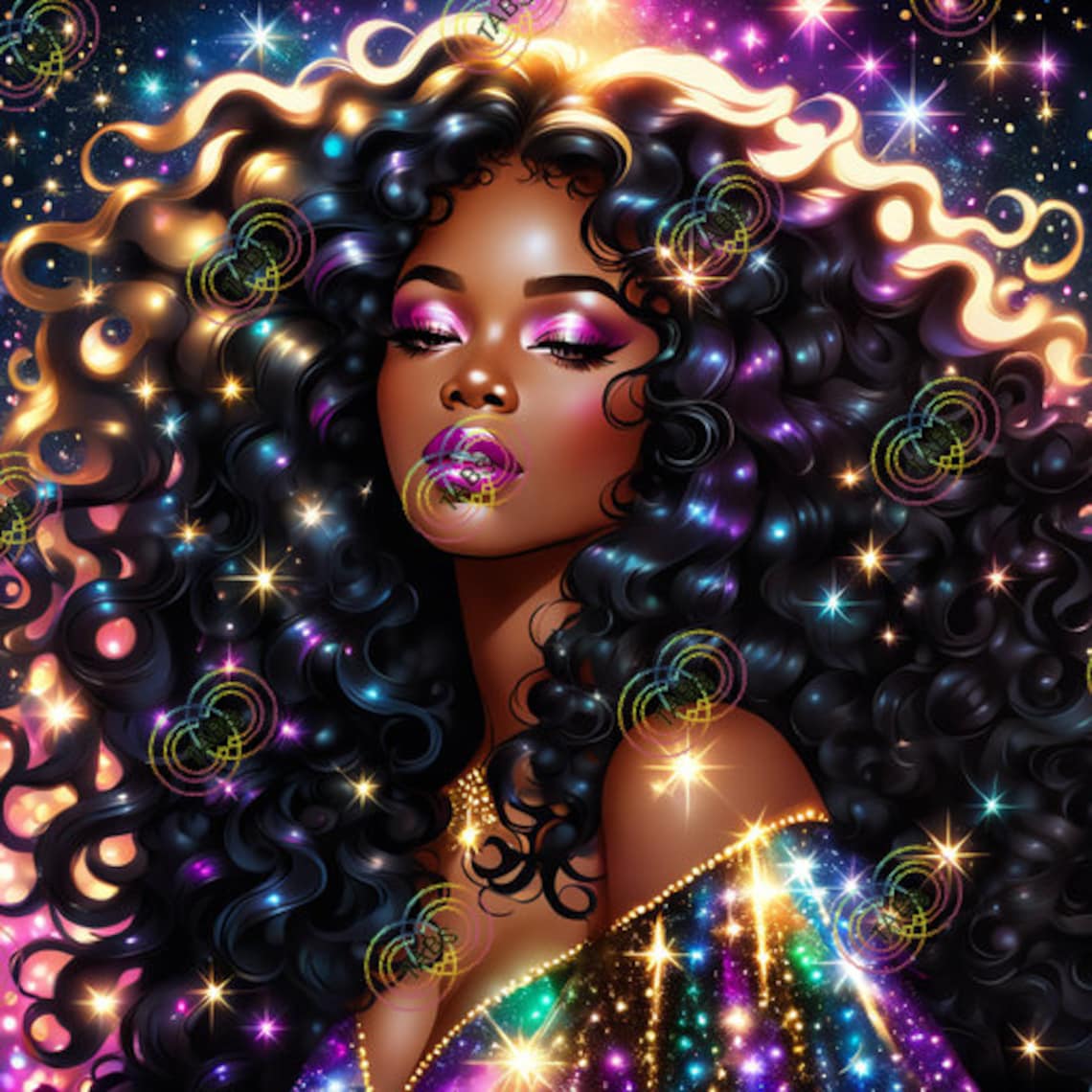 Empowering Black Girl Magic: Digital Art for All Ages - Etsy