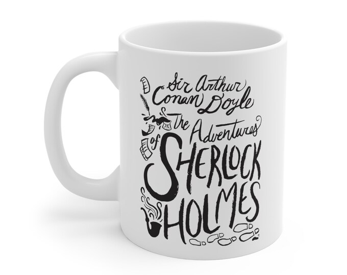 Book Coffee Mug It's Elementary My Dear Watson Sherlock Holmes ...