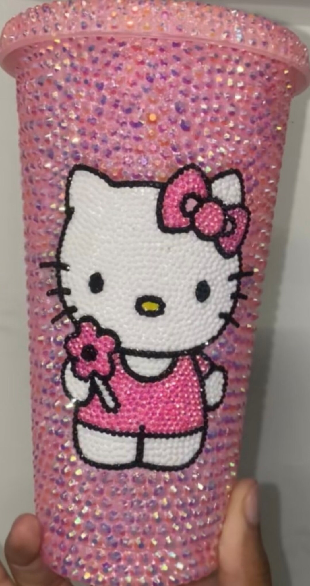 Bedazzled Hello Kitty Cup - Etsy