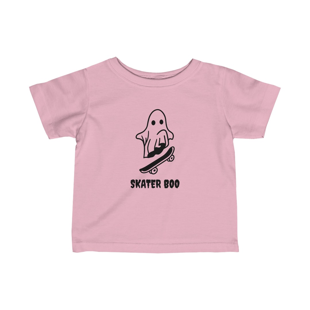 Skater Boo Cute Ghost Skateboard Halloween Unisex Infant Fine - Etsy