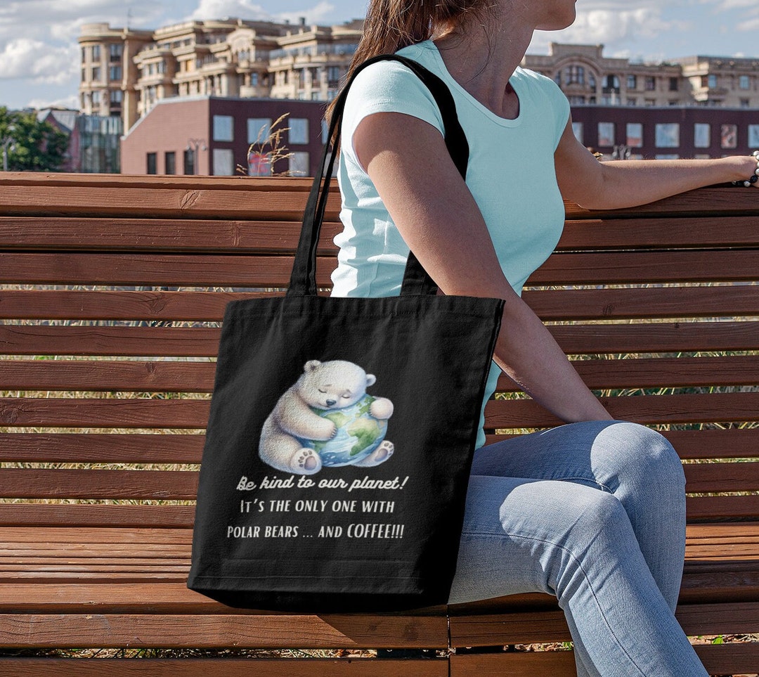 Earth Day Tote Bag W/strap Gift for Her, Nature Lover Cotton Canvas ...