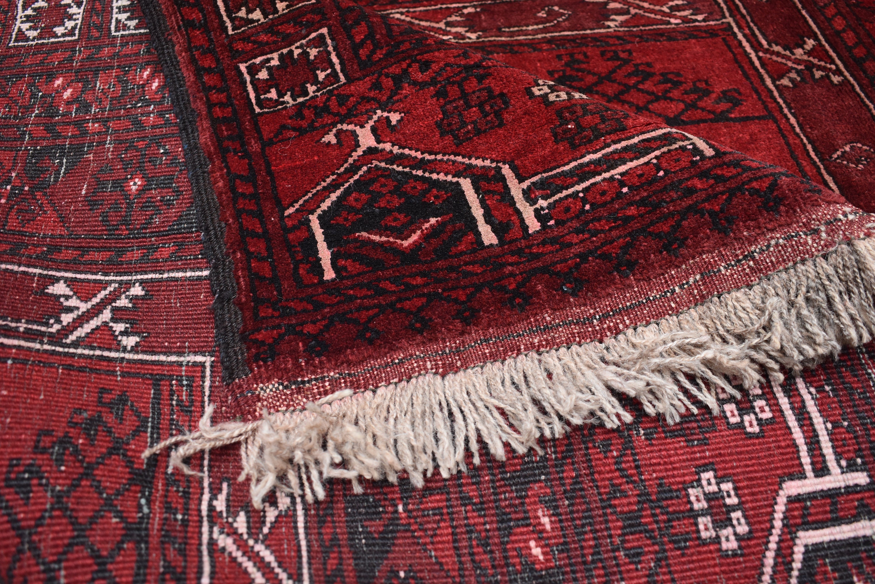7.x5ft Antique Turkoman Sulemani Parda Rug, Turkman Tribe Wall Hanging ...
