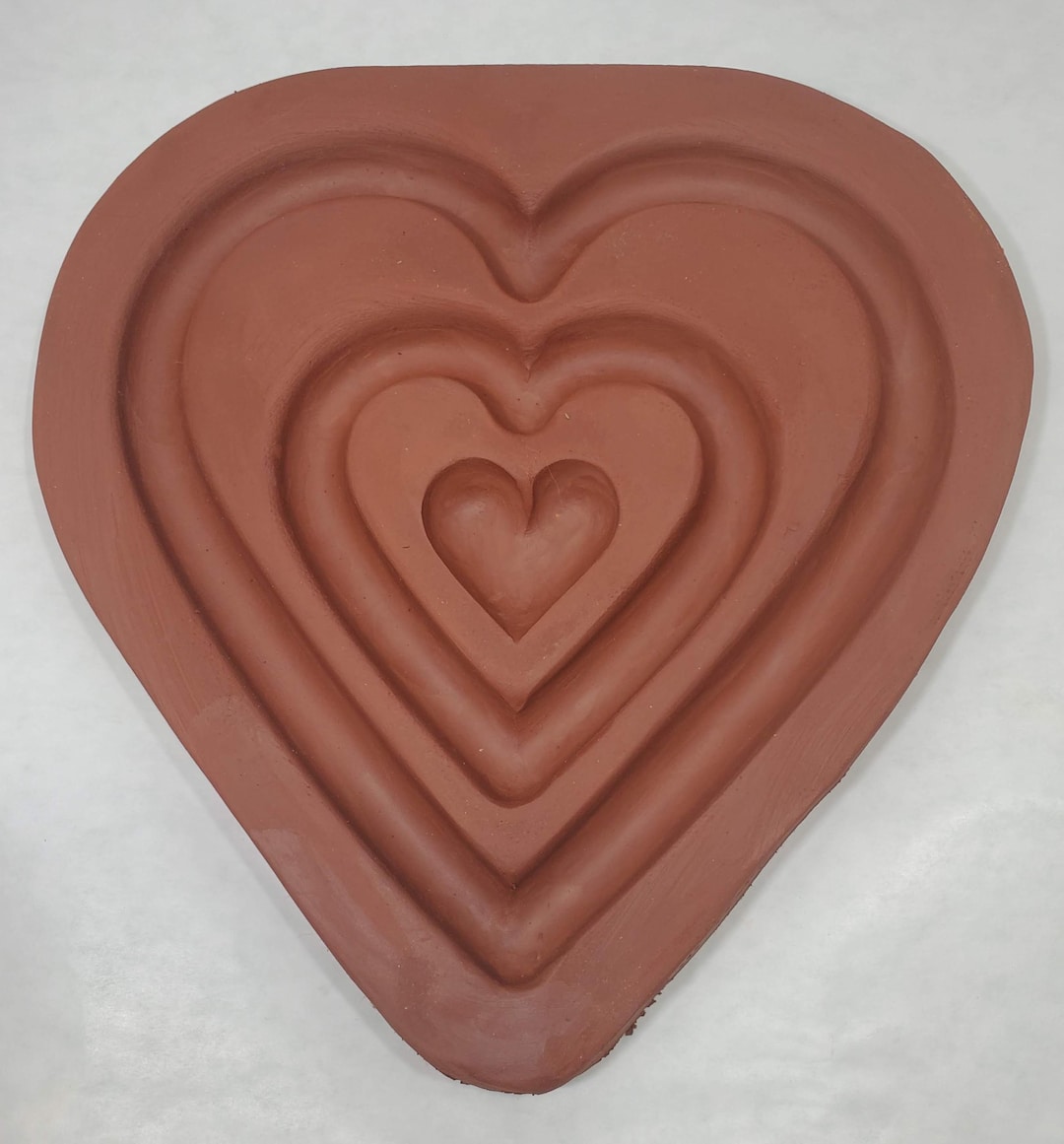 Heart Glass Fusing Mold - Frit Casting Mold - Fully Vitrified Stoneware ...