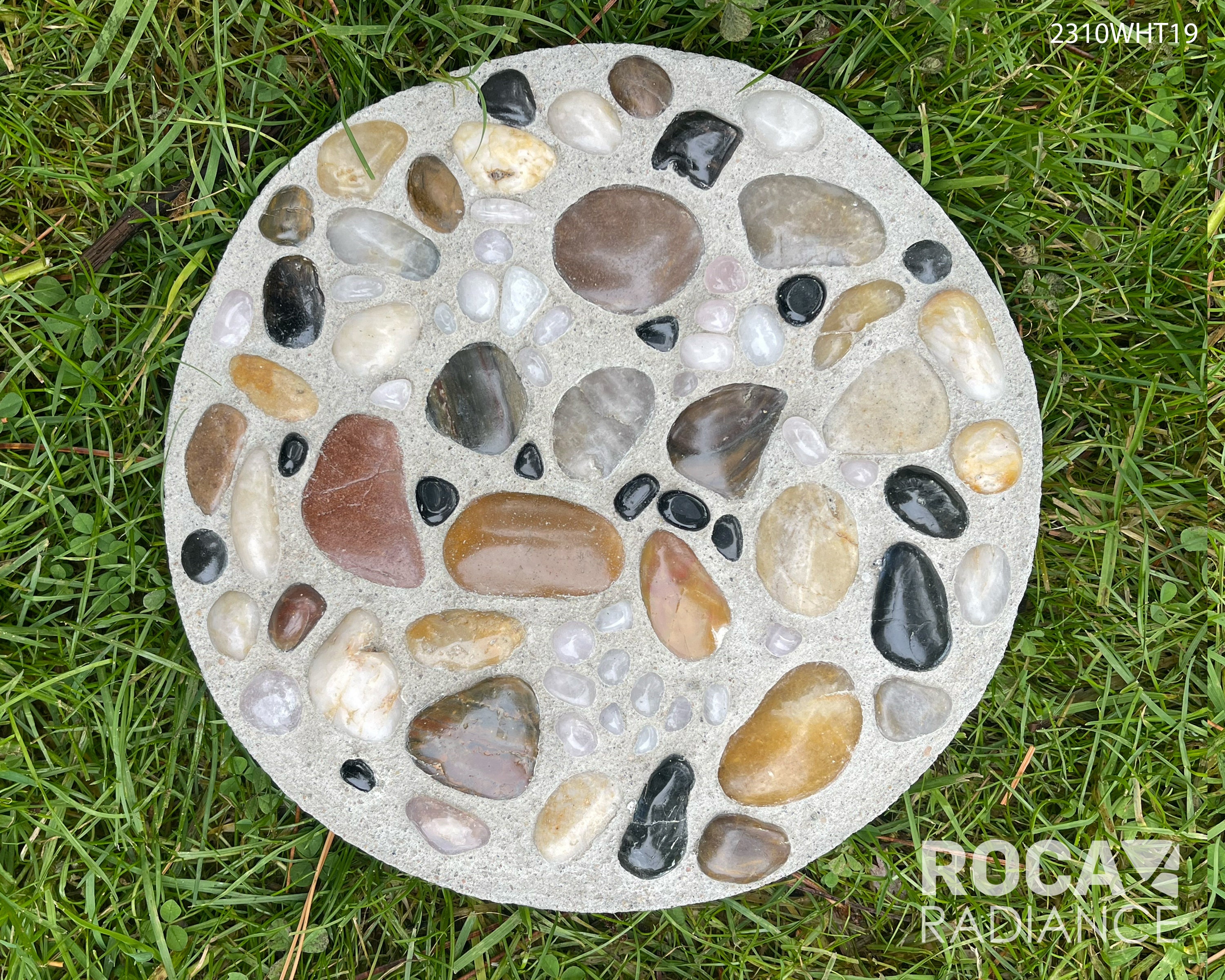 Cobble Stone, Garden Stepping Stone, Garden Decor, River Rock, Quartz ...