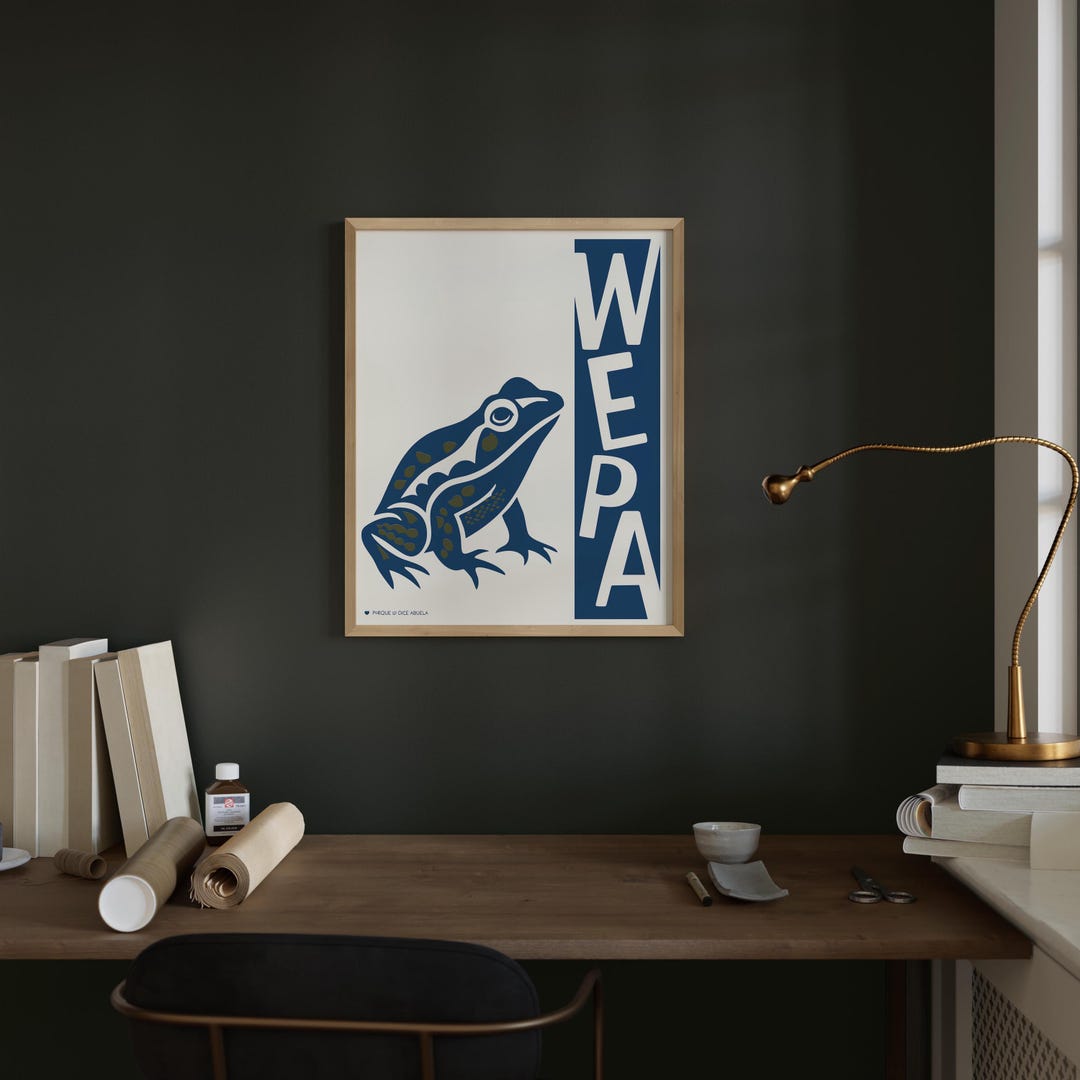 WEPA Puerto Rican Printable Wall Art | Boricua Wall Decor | Latina Gift ...